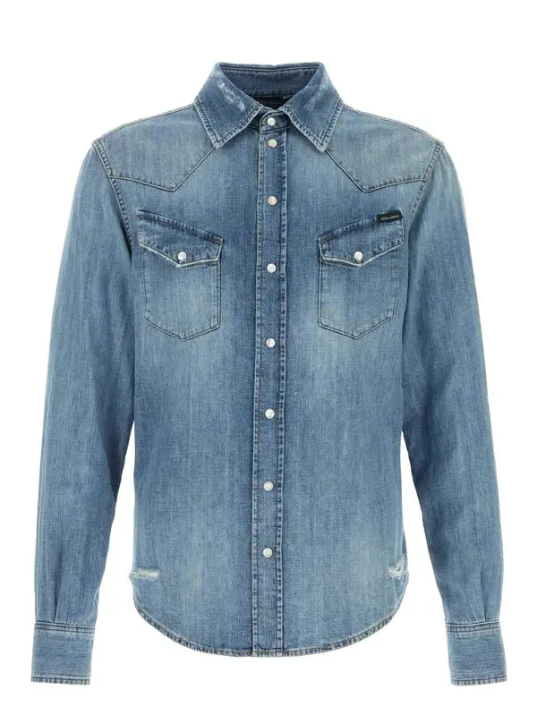 Dolce & Gabbana Denim Shirt - Blue