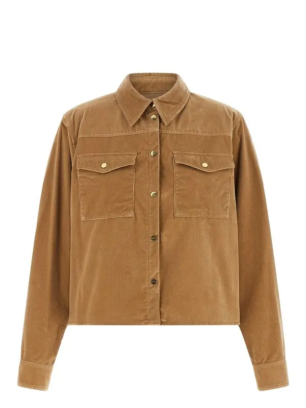 Max Mara Corduroy Overshirt - Cream