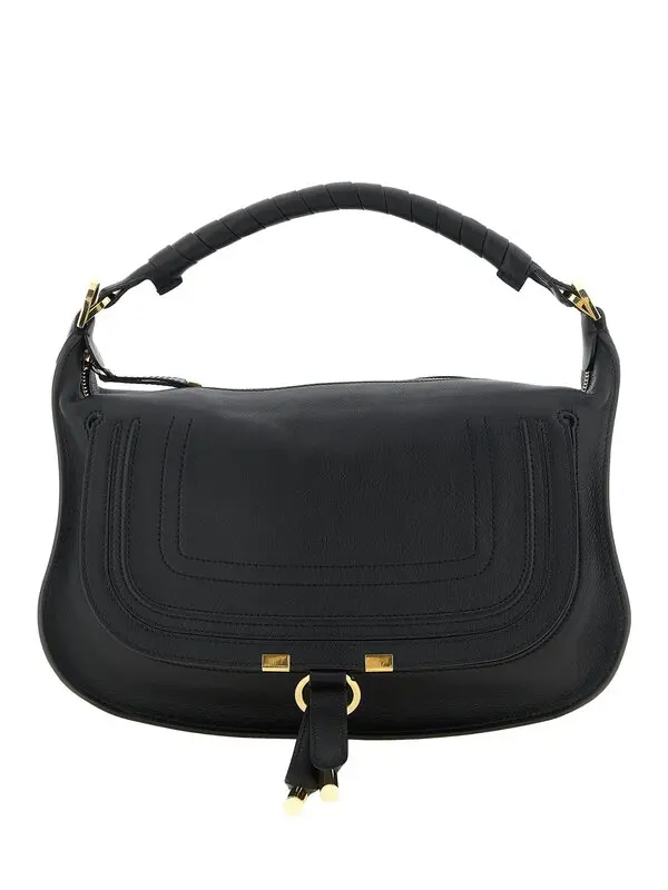 Chloé Marcie Shoulder Bag - Black