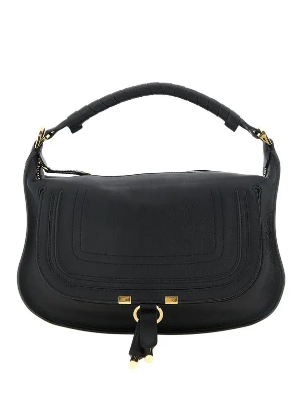 Chloé Marcie Shoulder Bag - Black
