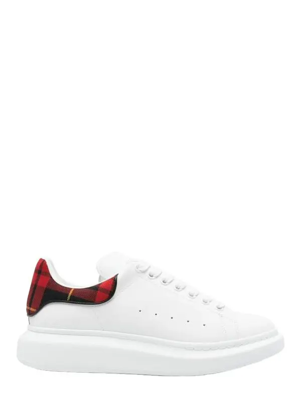 Alexander McQueen Leather Low-top Sneakers - White