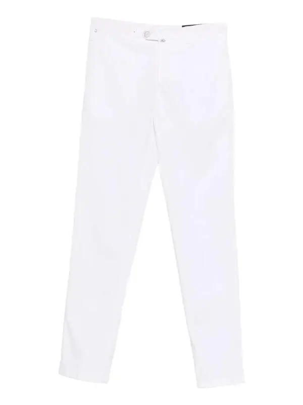 Kiton Buttoned Trousers - White