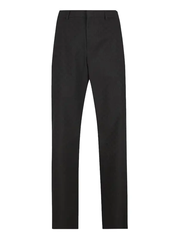Gucci Gg Wool Trousers - Multicolor