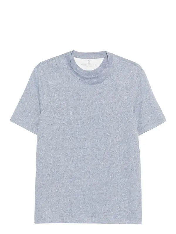 Brunello Cucinelli Linen Blend T-shirt - Multicolor