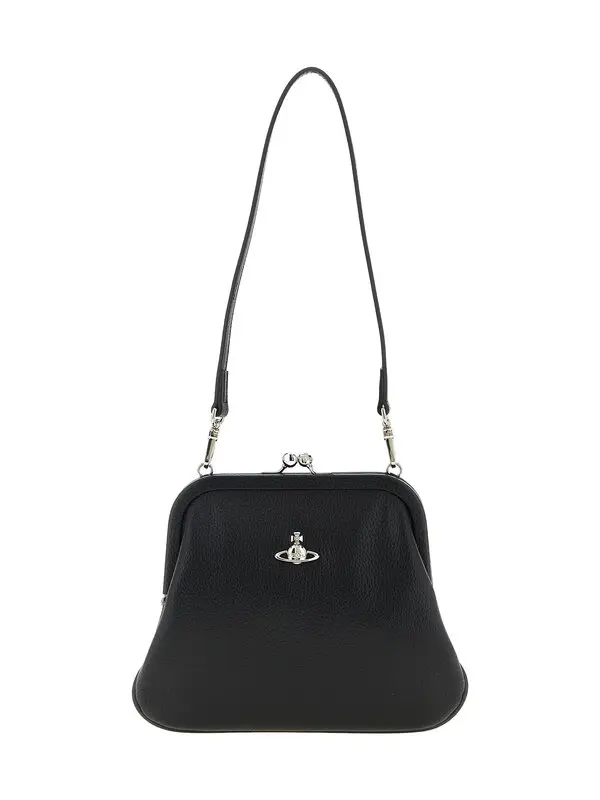 VIVIENNE WESTWOOD Polyurethane Clutch - Black
