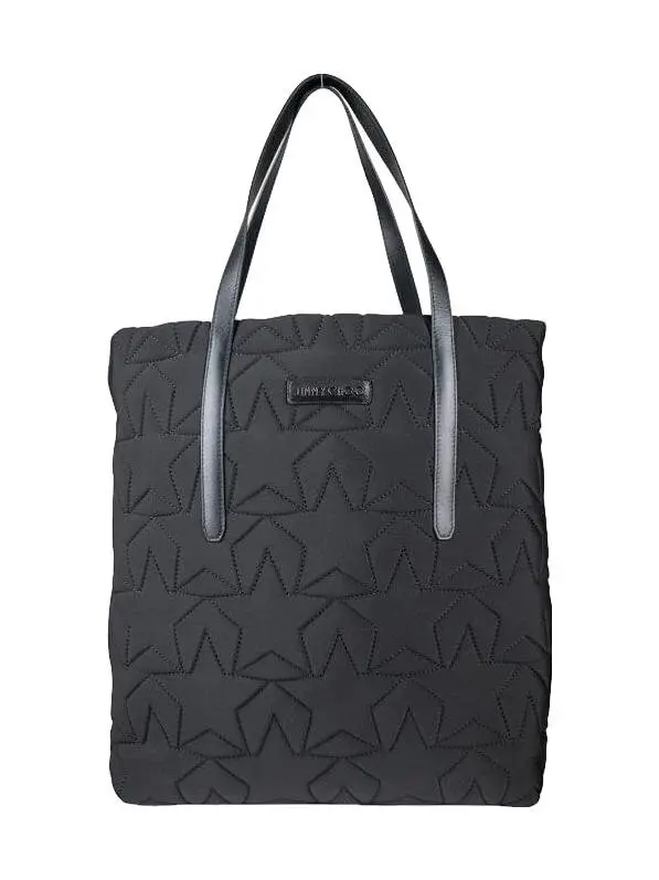 JIMMY CHOO Neoprene Tote Bag - Black