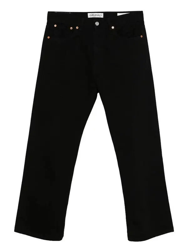 Our Legacy Denim Regular & Straight-leg Jeans - Black