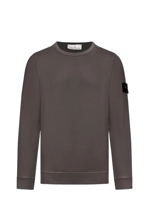 Stone Island Compass Logo Crewneck Sweatshirt - Multicolor