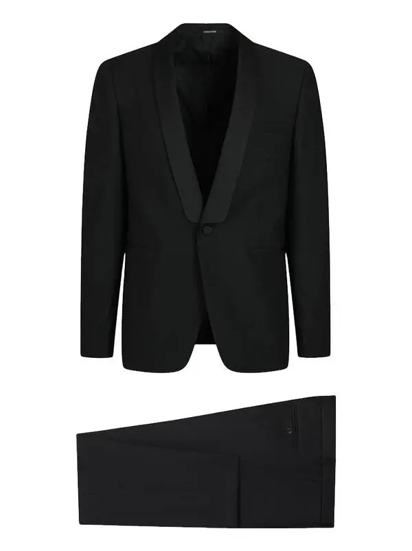 Tagliatore Abito Con Gilet - Black