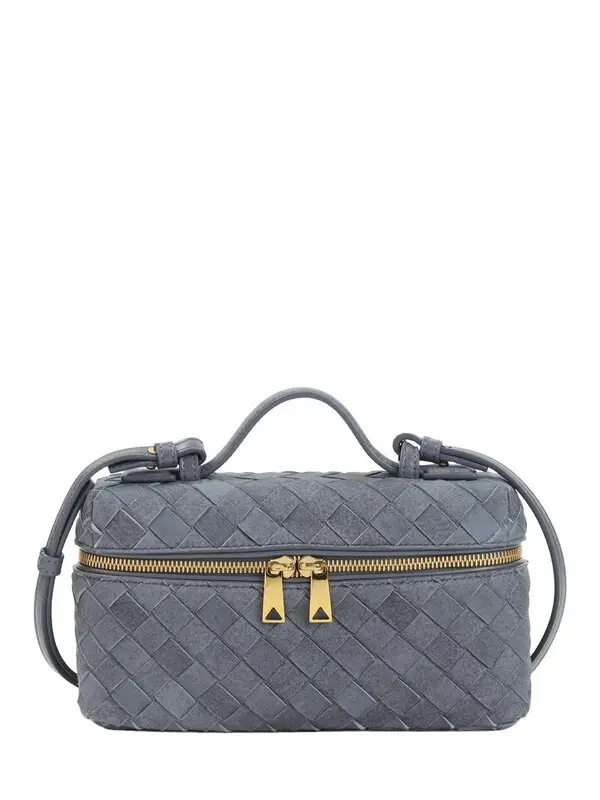 Bottega Veneta Bang Bang Intrecciato Handbag - Blue