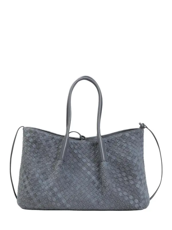 Bottega Veneta Large Pinacoteca Tote Bag - Blue