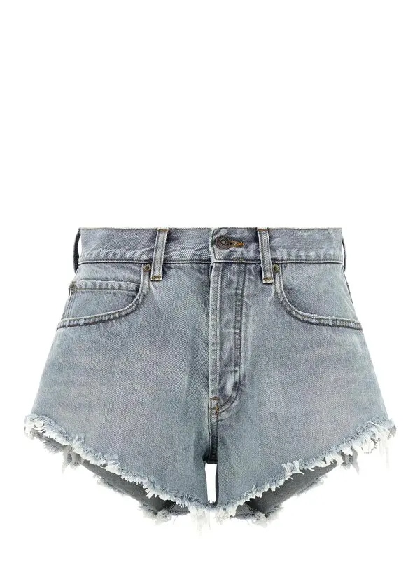 Balenciaga Denim Shorts - Blue