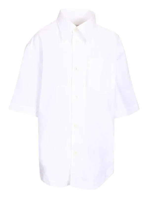 AMI Paris Cotton Poplin Shirt - White