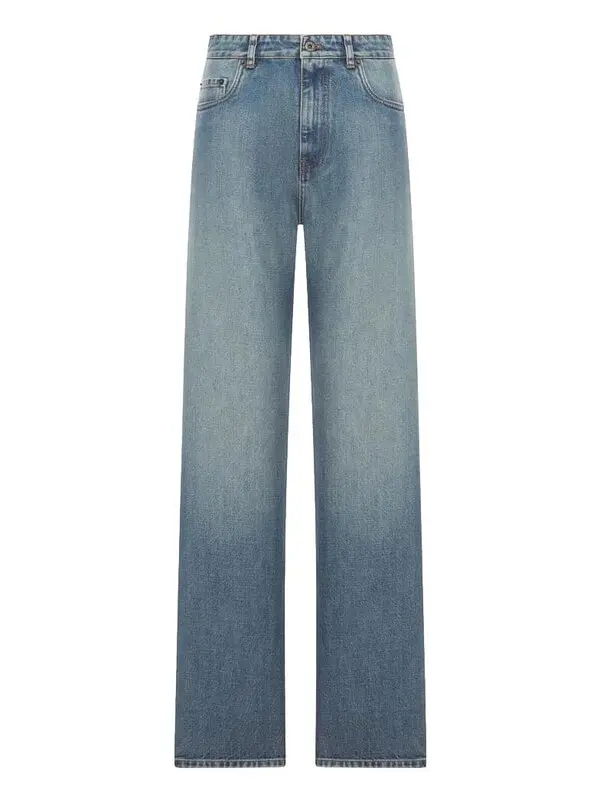 Miu Miu Regular Denim Jeans - Blue