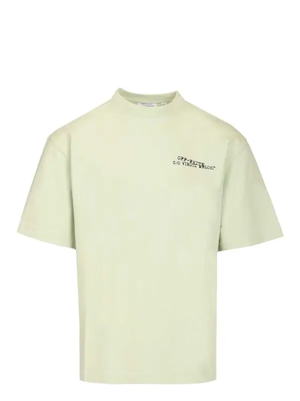 Off-White Type Arrow Skate T-shirt - Green