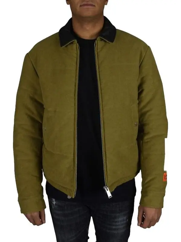 Heron Preston Moleskin Down Jacket - Yellow