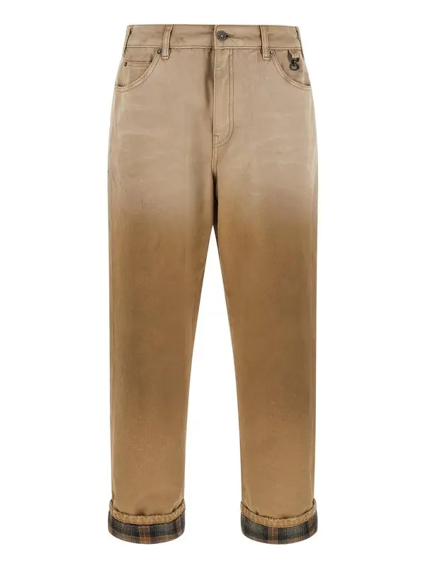GOLDEN GOOSE Journey Russell Trousers - Cream