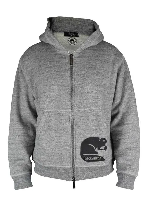 Dsquared2 Zip-up Hoodie - Gray