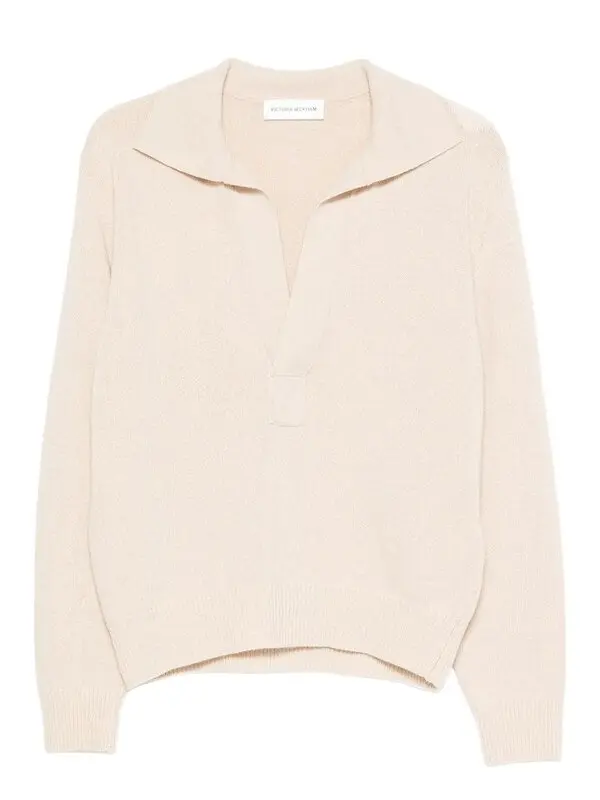 Victoria Beckham Genevieve Polo Jumper - Multicolor