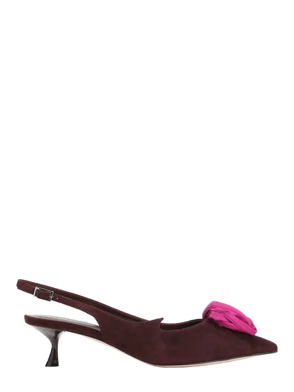 ROGER VIVIER Suede Slingback Pumps - Multicolor