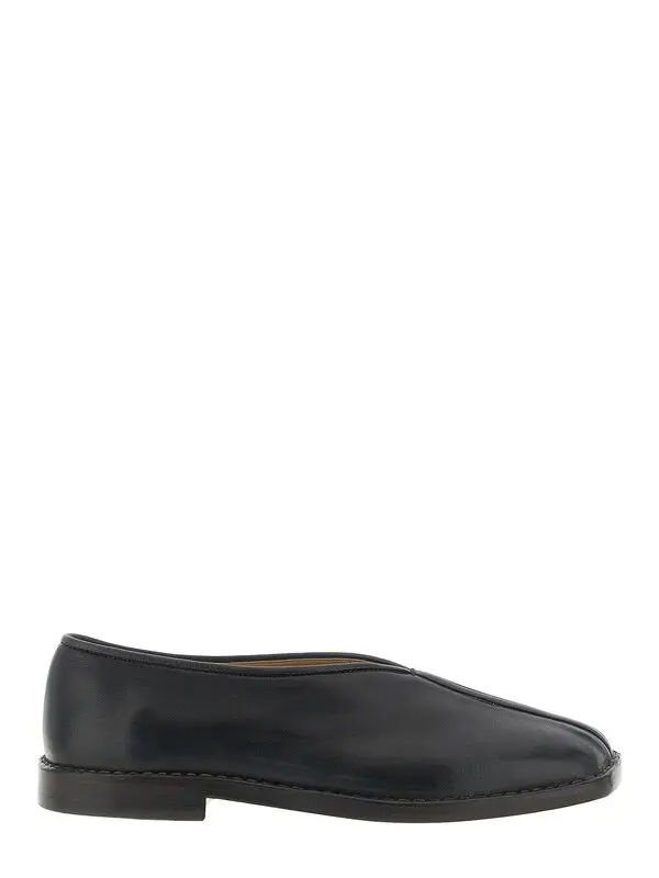 LEMAIRE Piped' Slippers - Brown