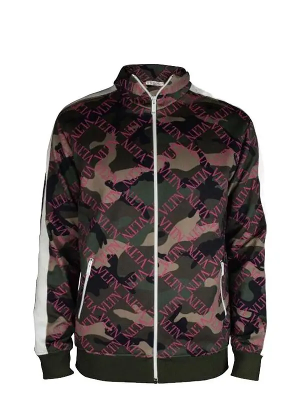 Valentino Garavani Camouflage Print Vest - Yellow
