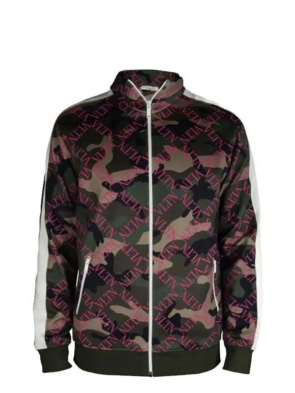 Valentino Garavani Camouflage Print Vest - Yellow