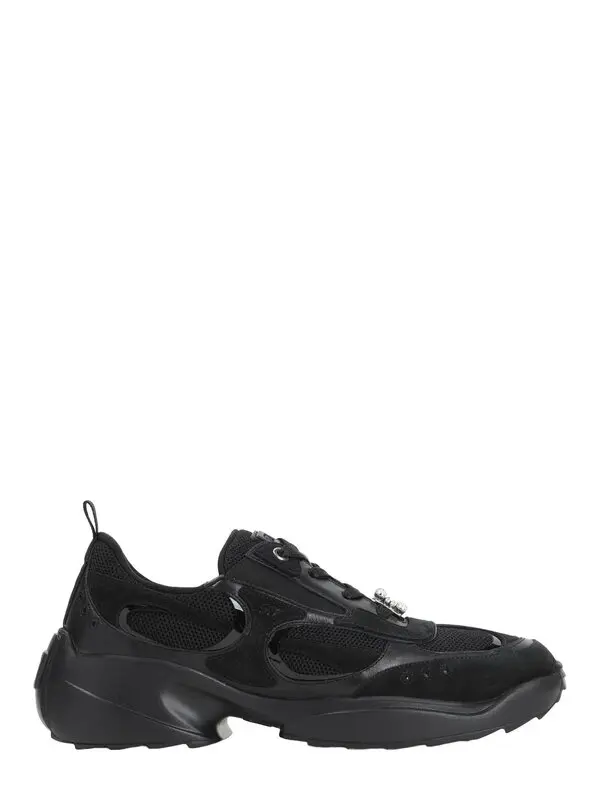ROGER VIVIER Run Mini Strass Lace-up - Black