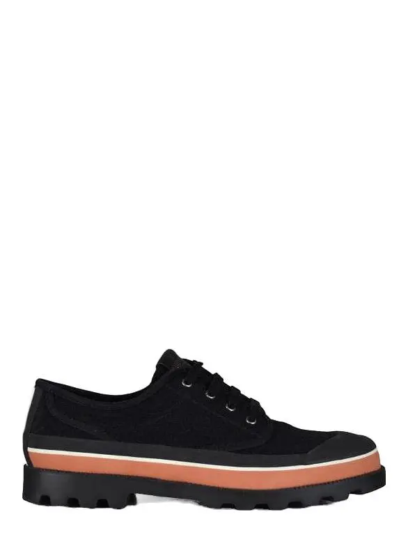 Valentino Garavani Canvas Lace-up Shoes - Black