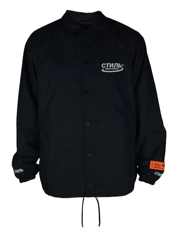 Heron Preston Printed Logo Jacket - Black