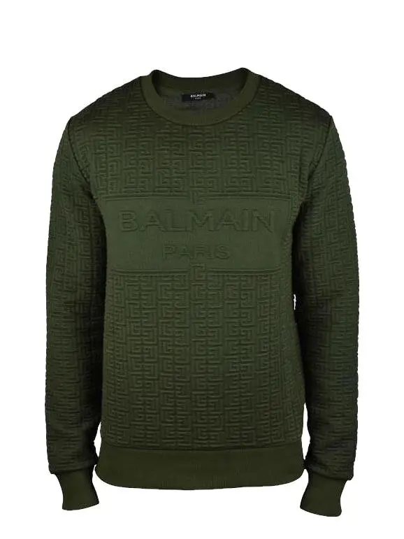 Balmain Monogram Sweatshirt - Yellow