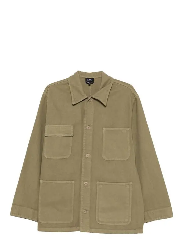 A.p.c. Jackets Shirt Jackets - Green