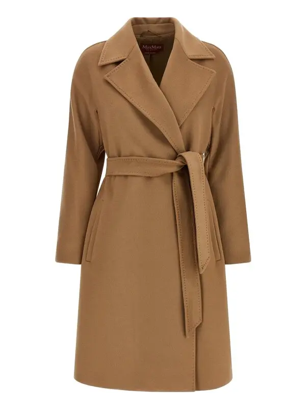 Max Mara Dravenna Wool Coat - Cream