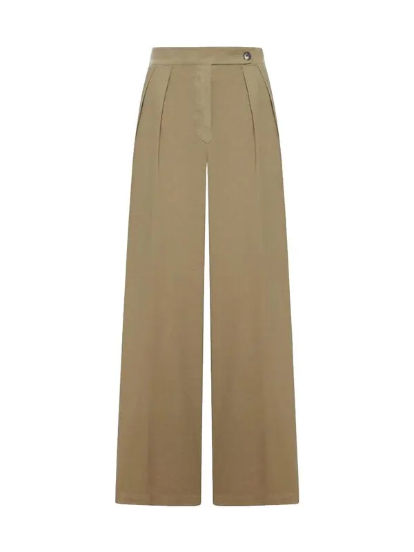Dries Van Noten Wide-leg Pleated Trousers - Multicolor