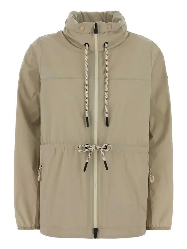 Moncler Stretch Nylon Soulare Windbreaker - Brown