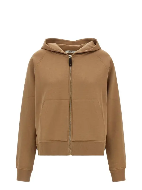 Max Mara Marea Cotton-blend Hoodie - Cream