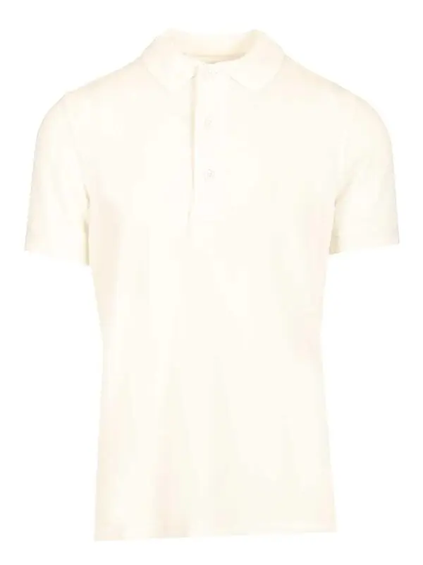 TOM FORD Cotton Piqué Polo Shirt - White