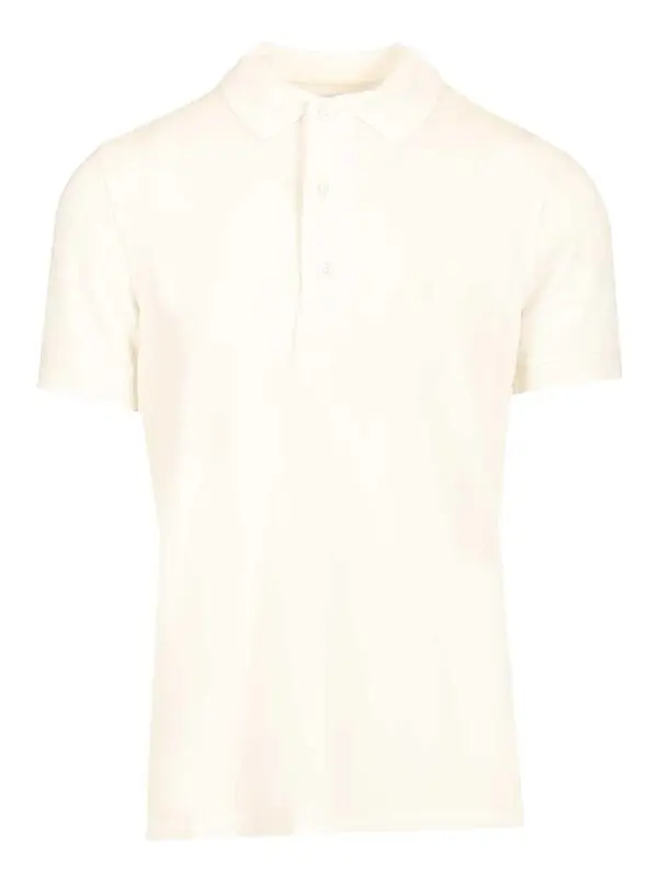 TOM FORD Cotton Piqué Polo Shirt - White