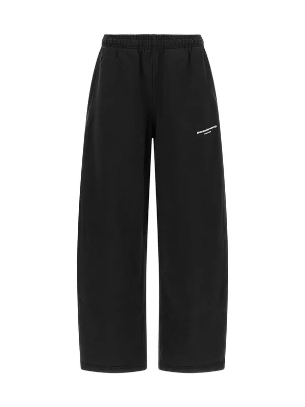 Alexander Wang Logo Fleece Pants - Black