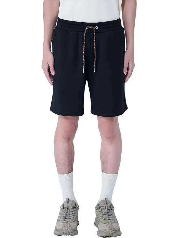 Moncler Drawstring Jersey Shorts - Black