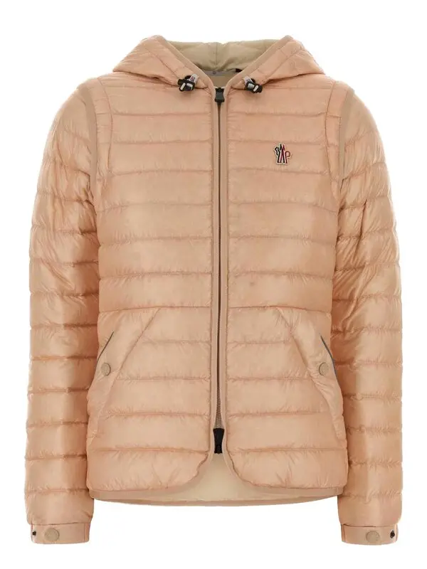 Moncler Salmon Nylon Karuras Down Jacket - Pink