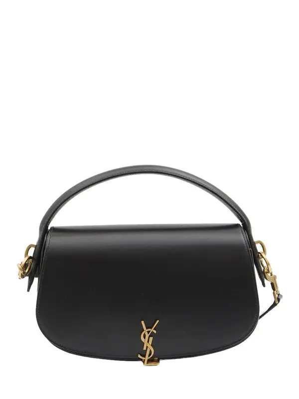 Saint Laurent Calfskin Shoulder Bag - Black