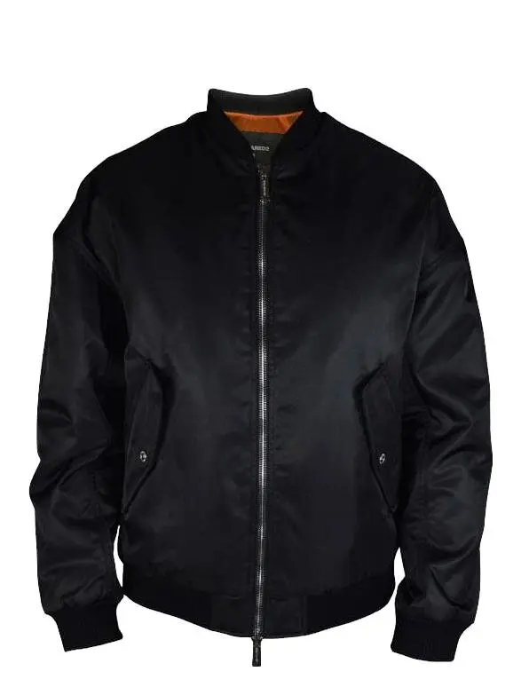 Dsquared2 Nylon Bomber Jacket - Black