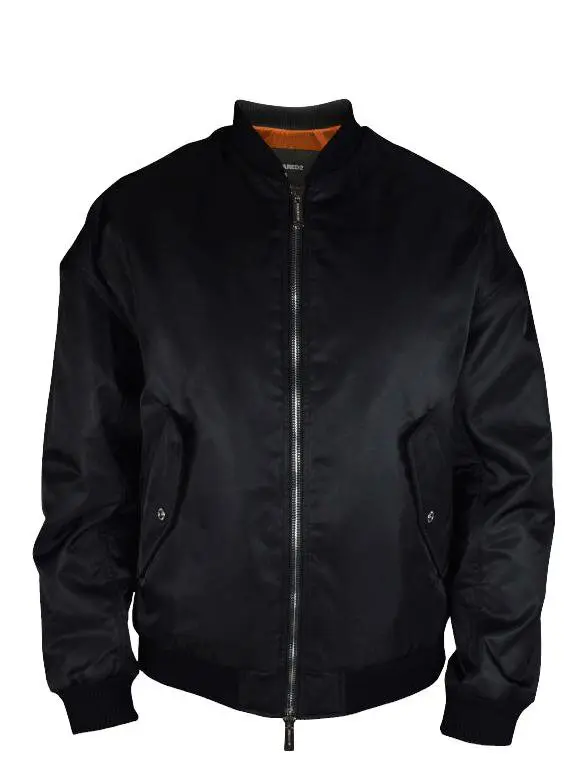 Dsquared2 Nylon Bomber Jacket - Black