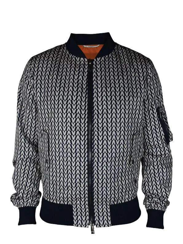 Valentino Garavani Bomber Jacket - Blue
