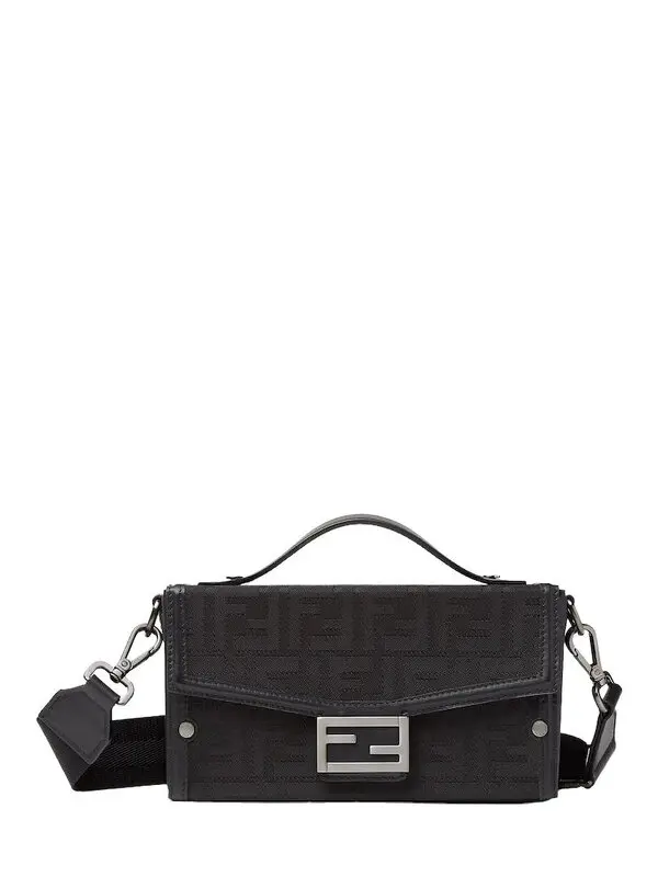 Fendi Leather Satchel Bag - Black