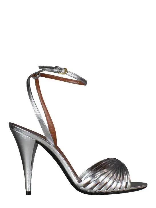 Saint Laurent Sandals Tina - Silver