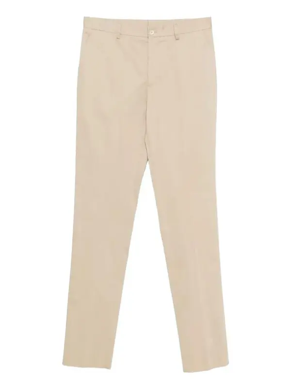 Etro Roma Cotton Straight-leg Trousers - Multicolor