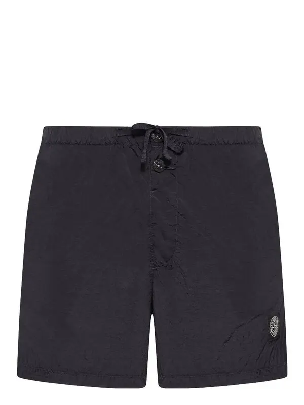 Stone Island Compass Logo Swimsuit - Black