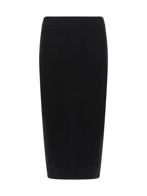 Max Mara Gamma' Knit Sheath Skirt - Black